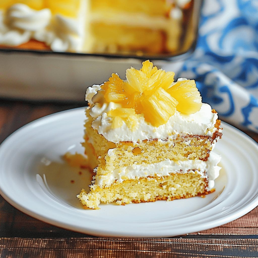 Pineapple Sunshine Layer Cake - Cowiron